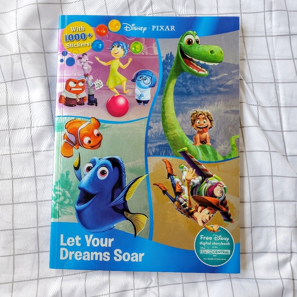 Disney | Other | Disney Pixar 00 Sticker Coloring Book | Poshmark